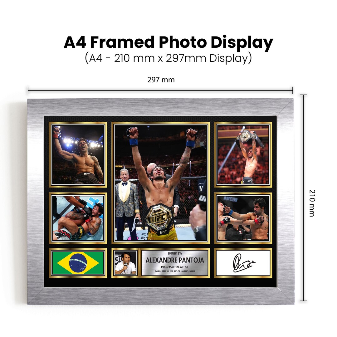 Alexandre Pantoja UFC Fighter Signed Autographed Limited Edition Poster ...