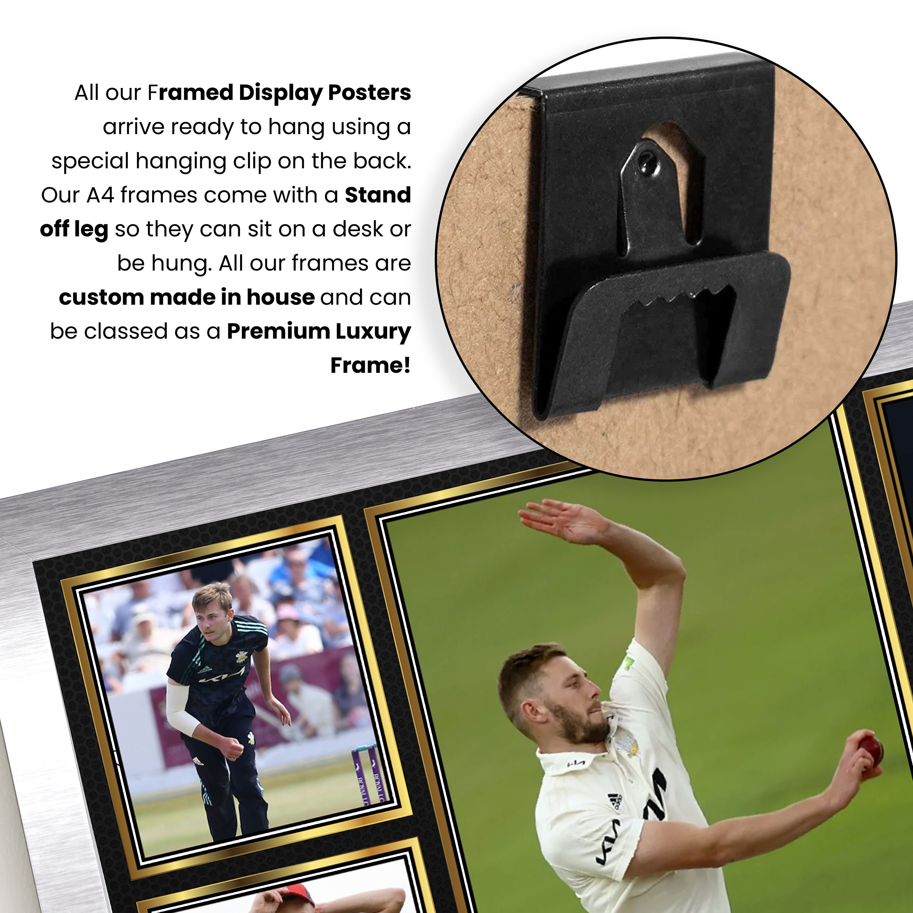 Gus Atkinson Pro Cricketer Signed Autographed Limited Edition Poster ...