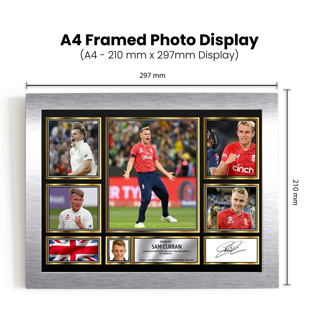 Sam Curran Pro Cricketer Signed Autographed Limited Edition Poster ...