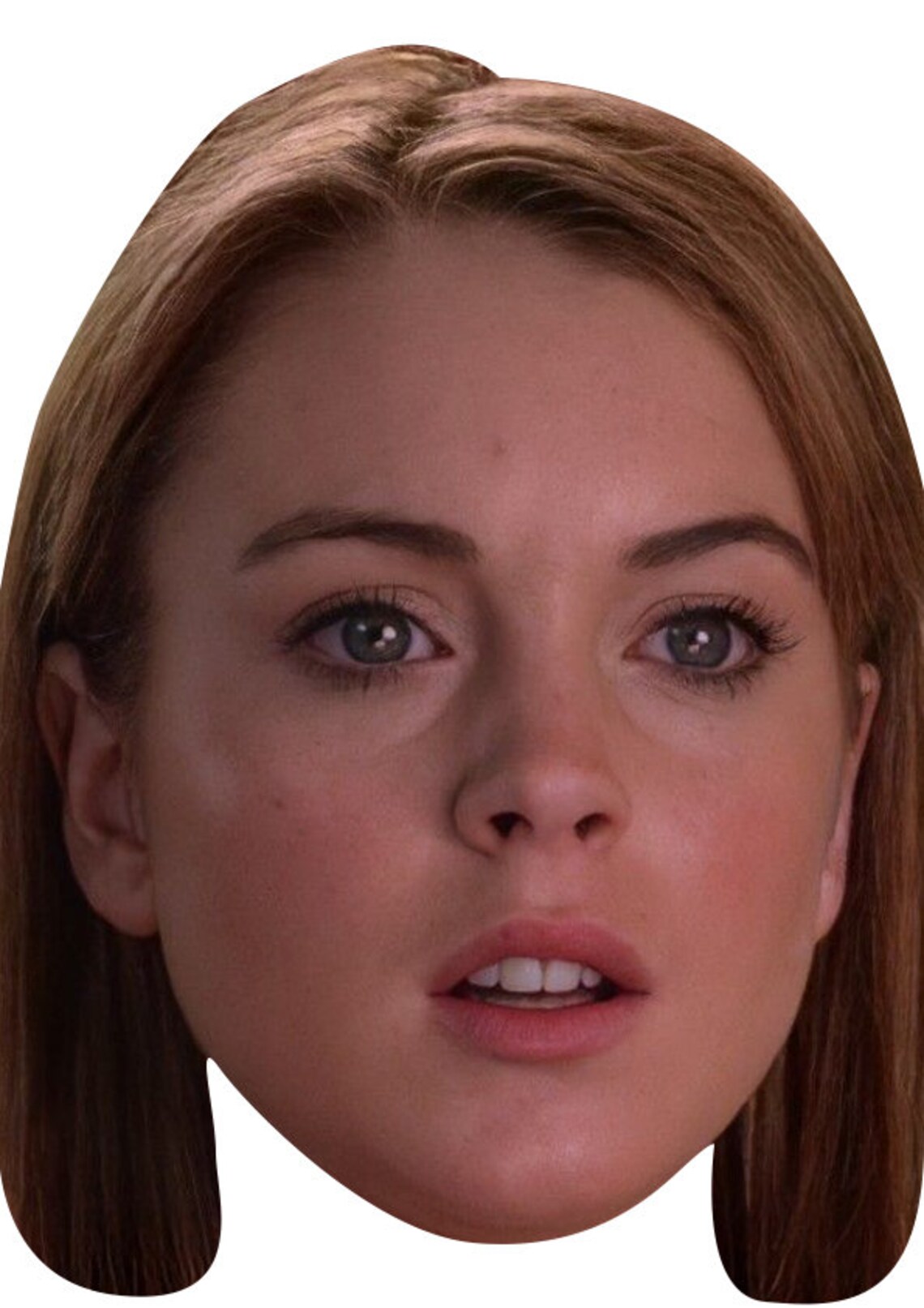 Cady Herron Mean Girls Celebrity Fancy Dress Face Mask Hen Stag Party ...