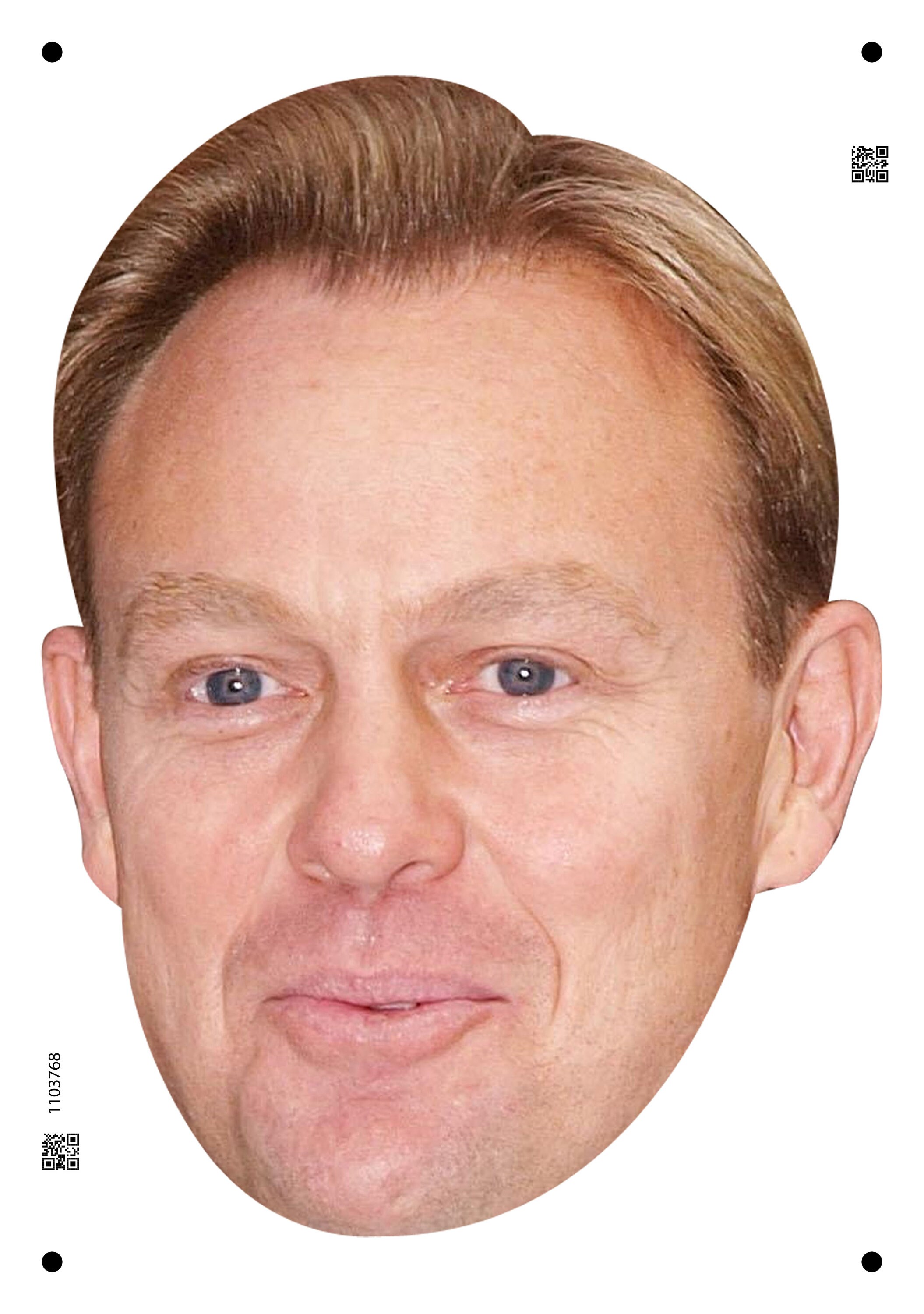 Jason Donovan - Eurovision 2024 Celebrity Fancy Dress Face Mask Hen ...