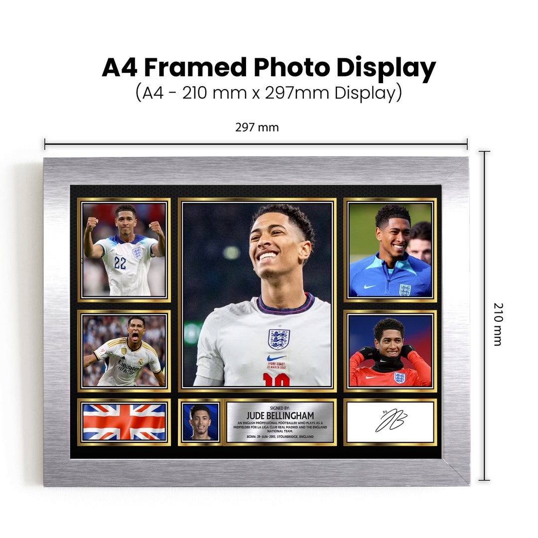 Jude Bellingham Footballer Signed Autographed Limited Edition Poster ...