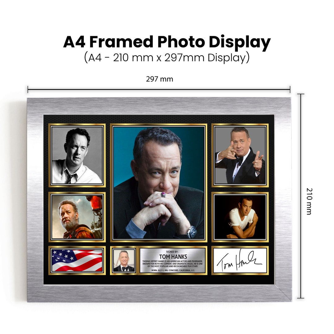 Tom Hanks Actor Signed Autographed Limited Edition Poster Print Movie ...