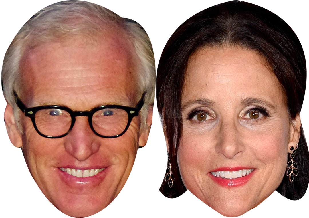 Julia Louis-dreyfus and Brad Hall Celebrity Couple Fancy Dress Face ...