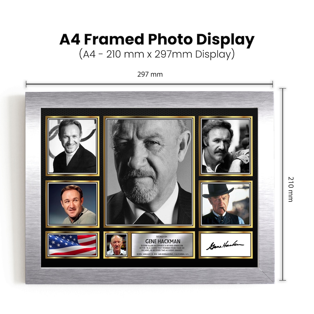 Gene Hackman Actor Signed Autographed Limited Edition Poster Print ...