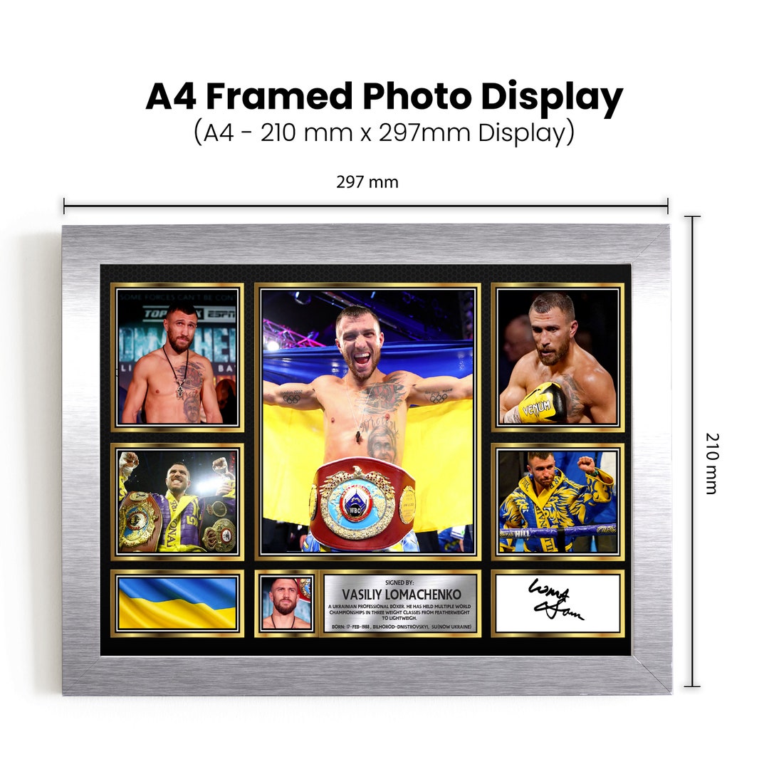 Vasiliy Lomachenko Boxer Signed Autographed Limited Edition Poster ...