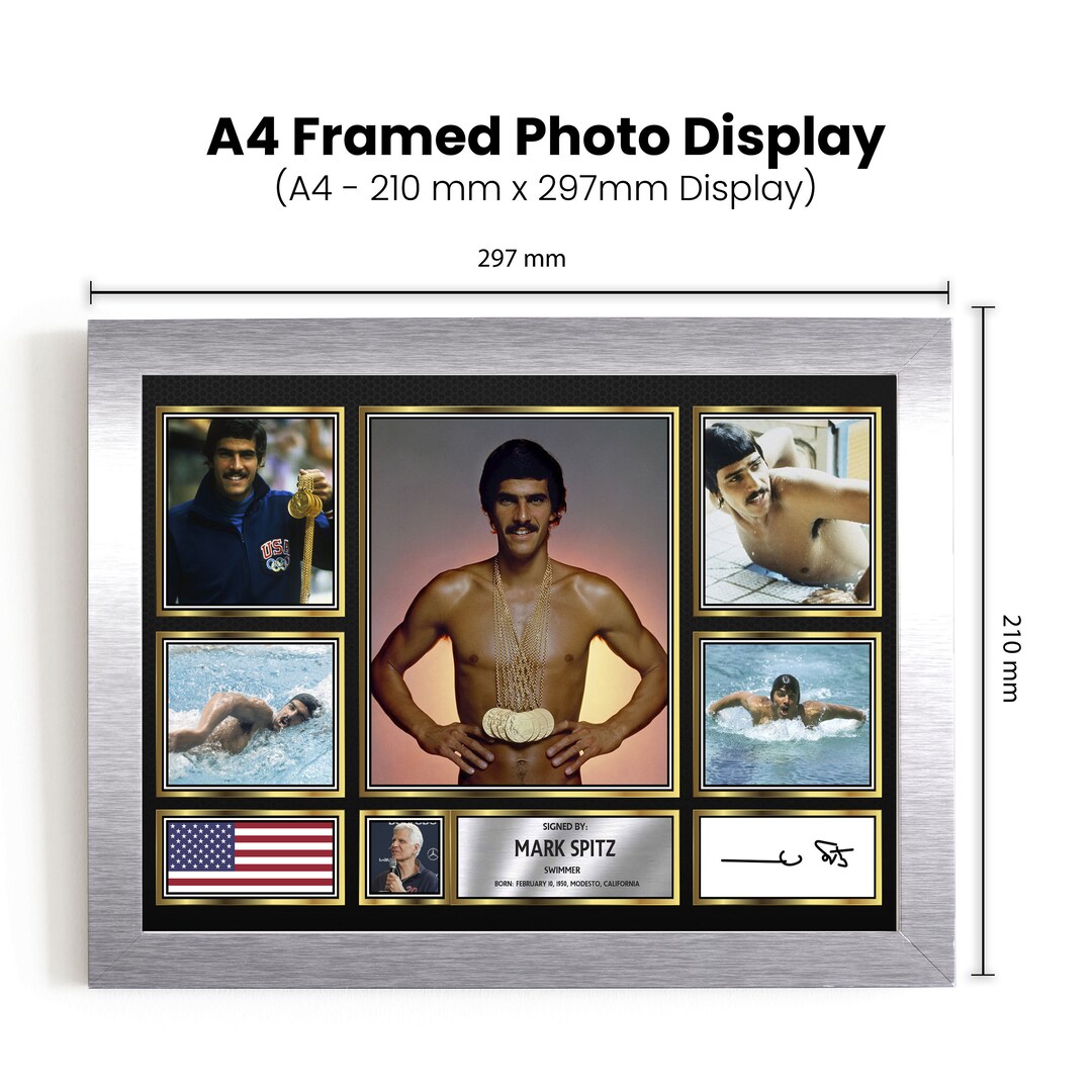 Mark Spitz Olympian Signed Autographed Limited Edition Poster Print ...