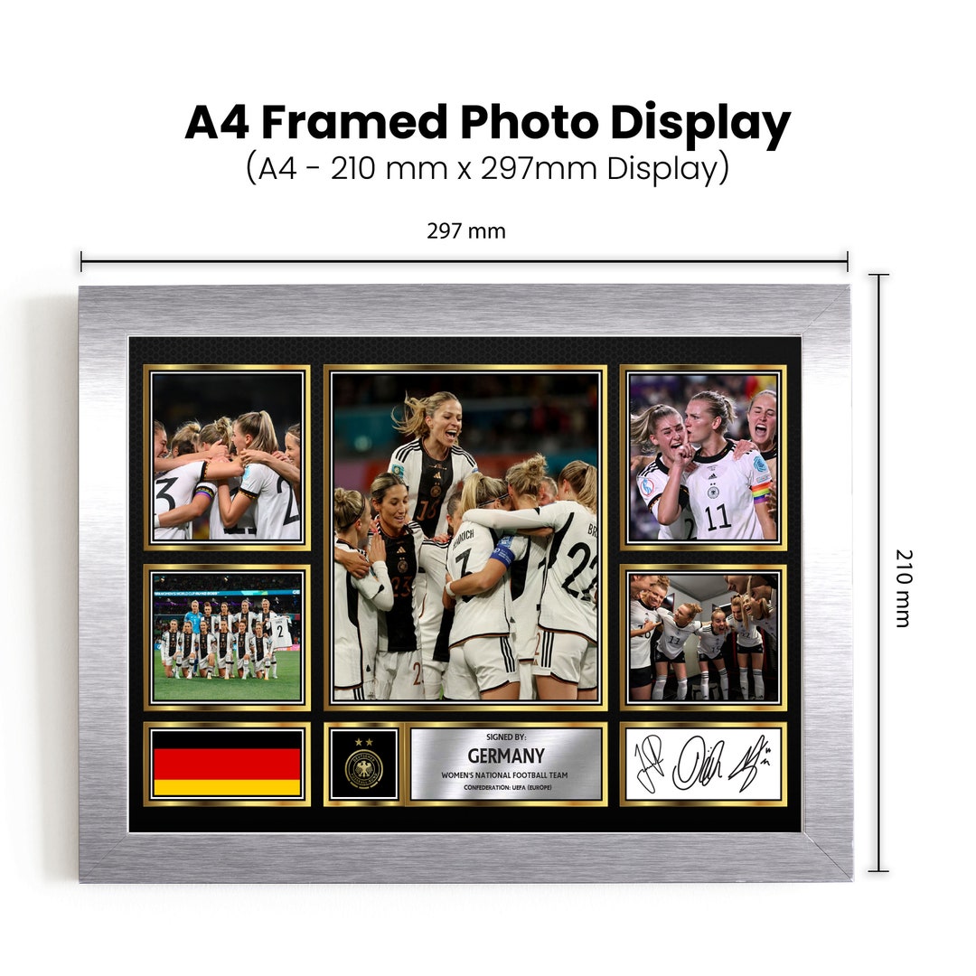 Germany National Women's Team Signed Autographed Limited Edition Poster ...