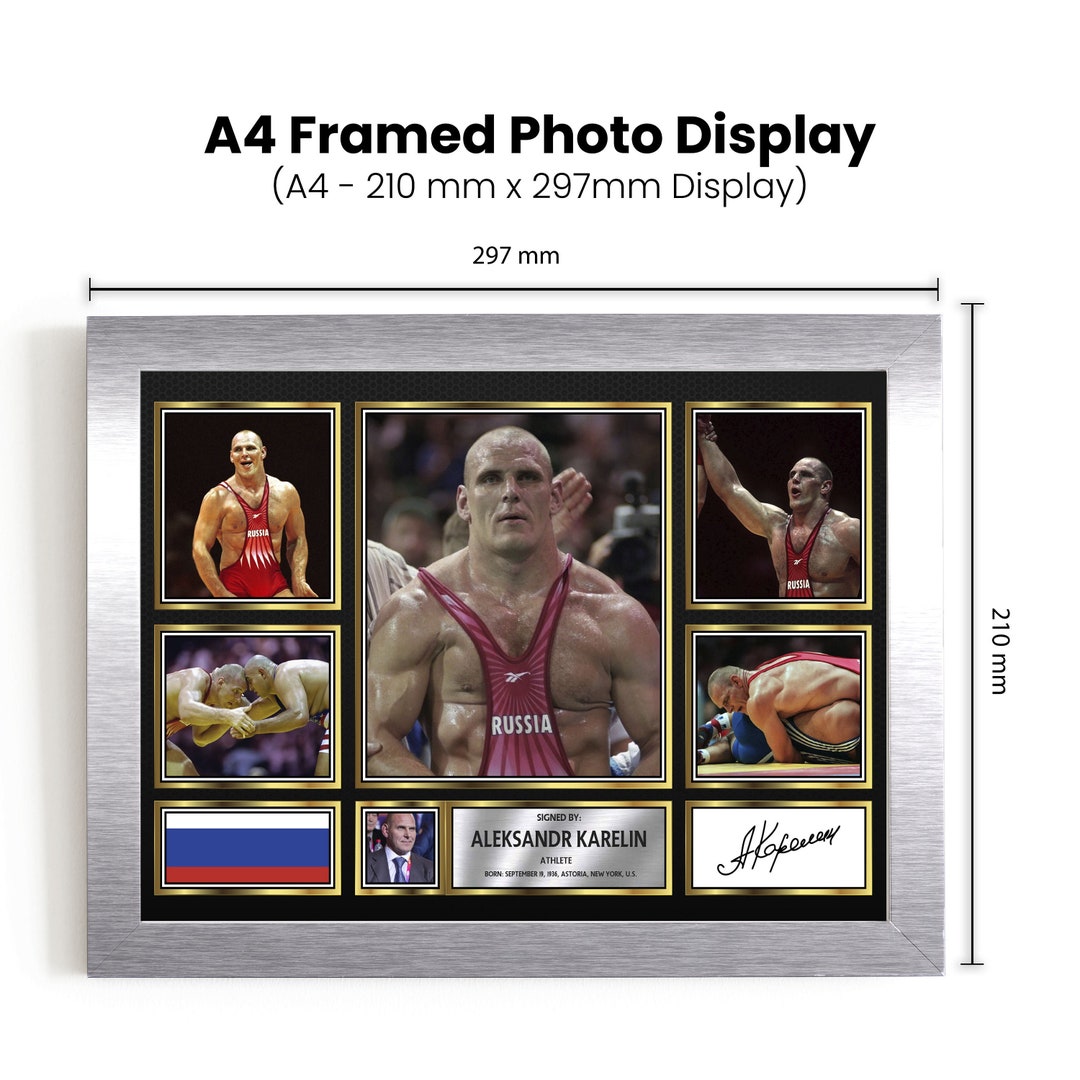 Aleksandr Karelin Olympian Signed Autographed Limited Edition Poster ...