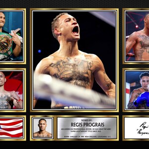 Regis Prograis Boxer Signed Autographed Limited Edition Poster Print ...