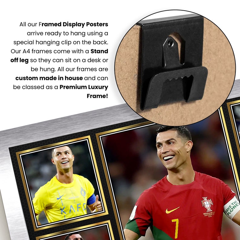 Cristiano Ronaldo Footballer Signed Autographed Limited Edition Poster ...