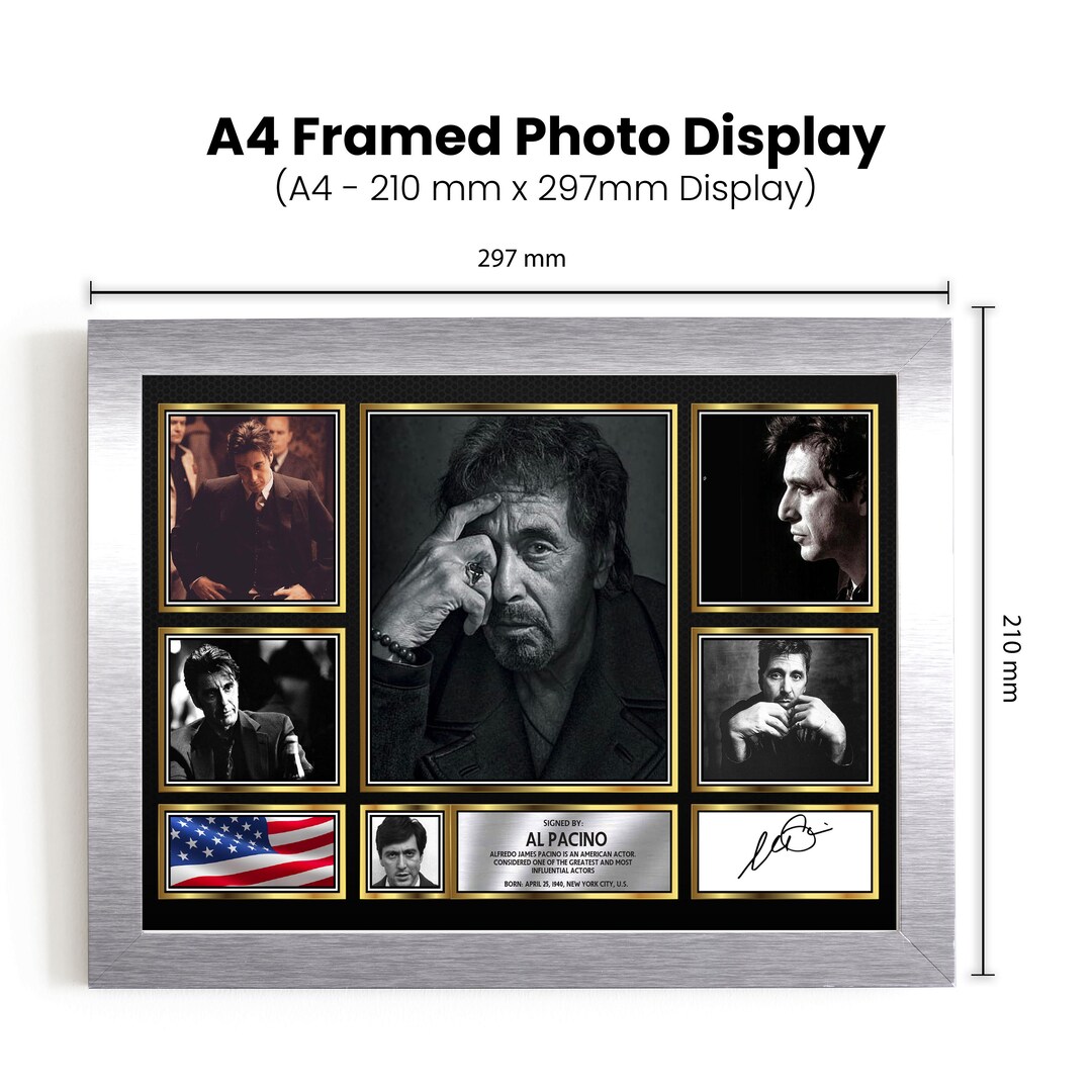 Al Pacino Actor Signed Autographed Limited Edition Poster Print Movie ...
