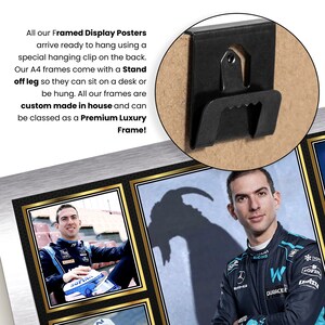 Nicholas Latifi F1 Driver Signed Autographed Limited Edition Poster ...