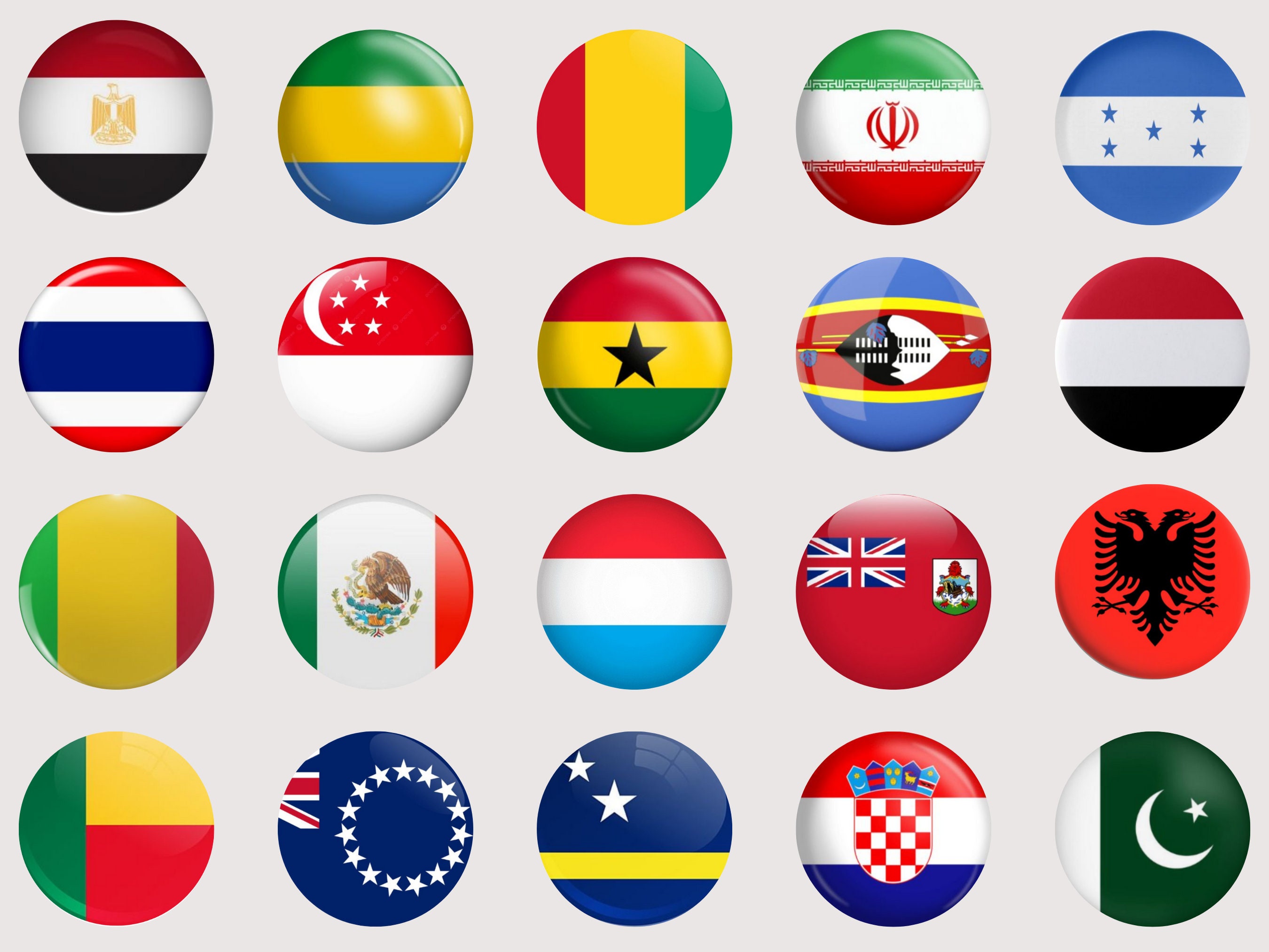 115 Countries & Islands Flags Highlight, Instagram Travel Highlight ...