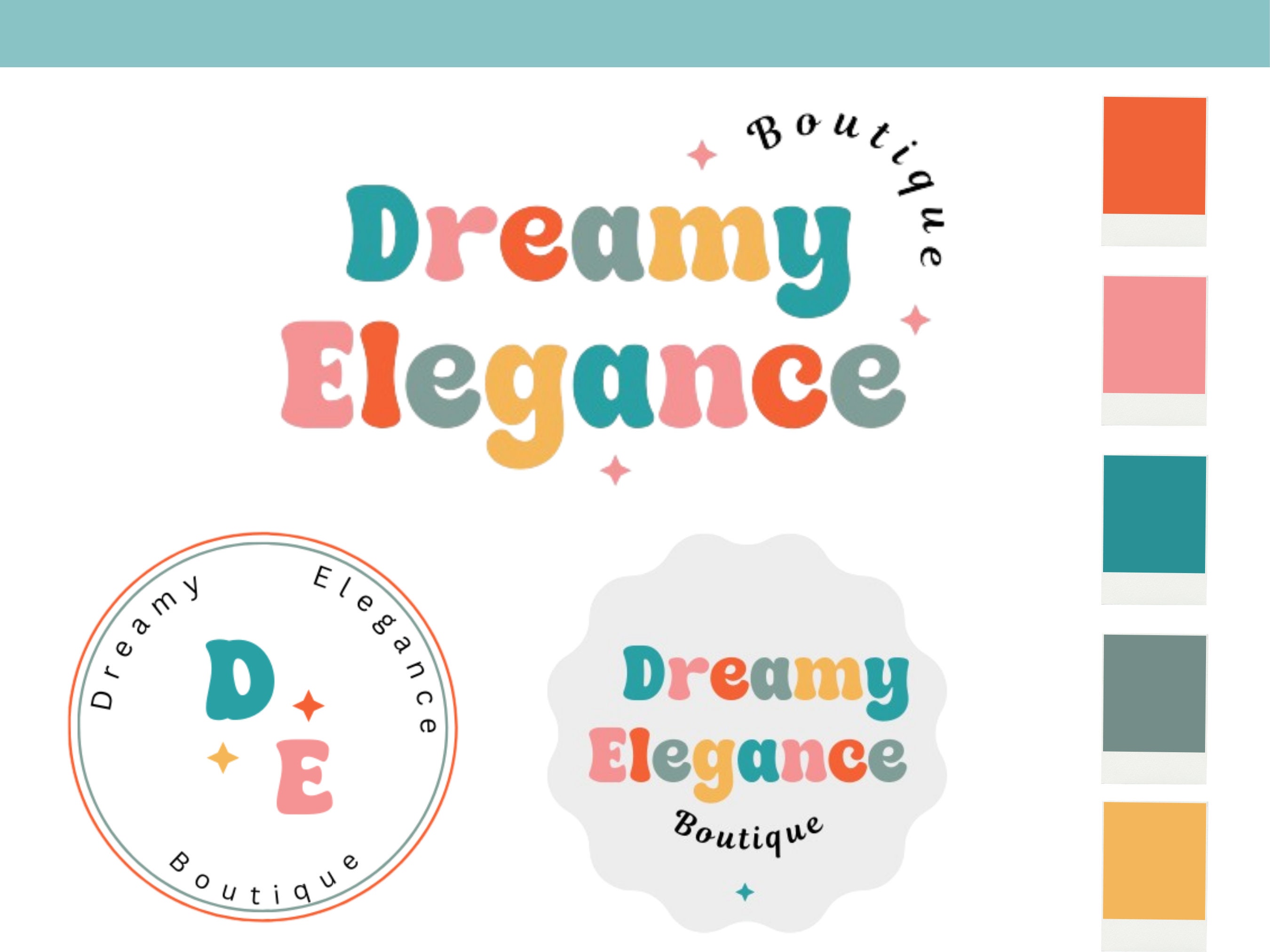 DIY Logo Template Canva, Small Business Branding (editable) - Etsy