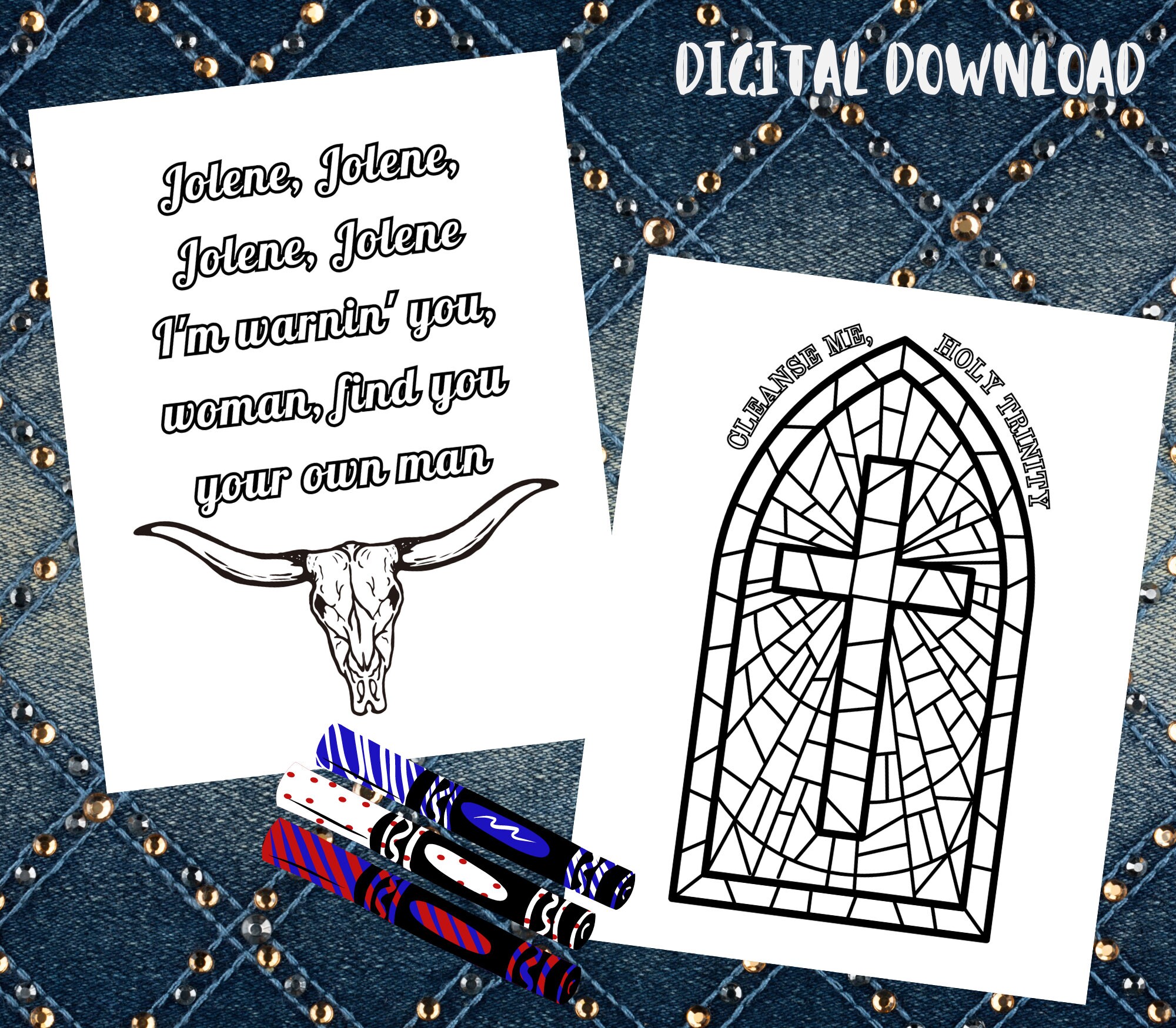 Cowboy Carter Inspired Coloring Pages Beyonce Behive Printable Digital ...