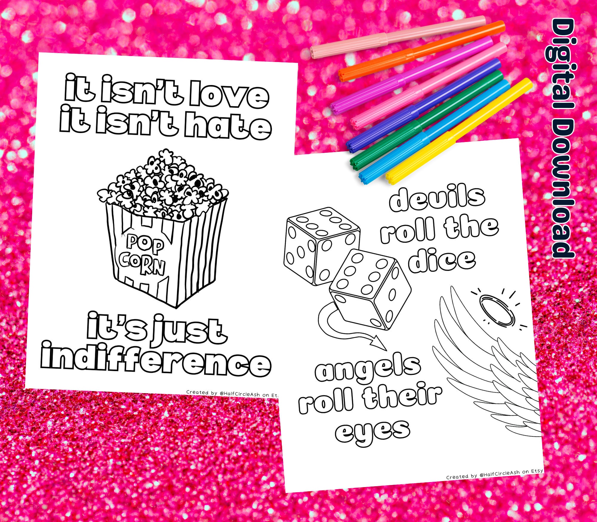 Lover Taylor Swift Digital Download Coloring Book 19 Taylor Swift ...