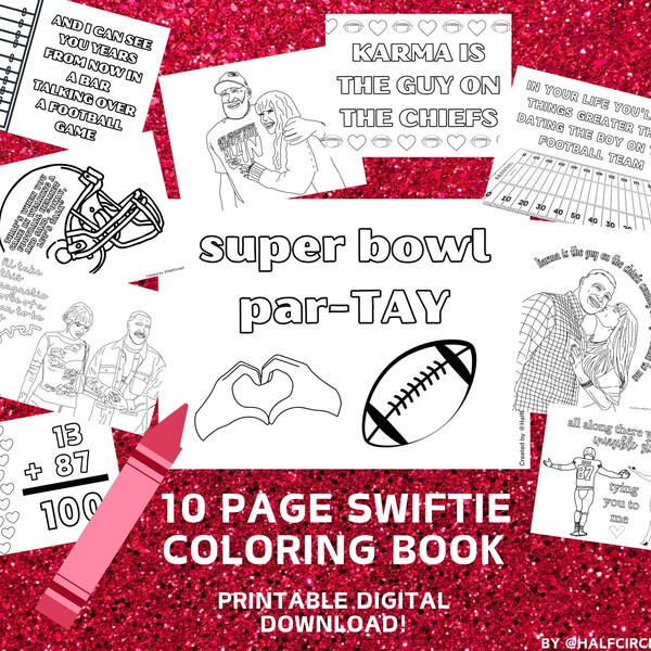 Swift Kelce Coloring - Etsy