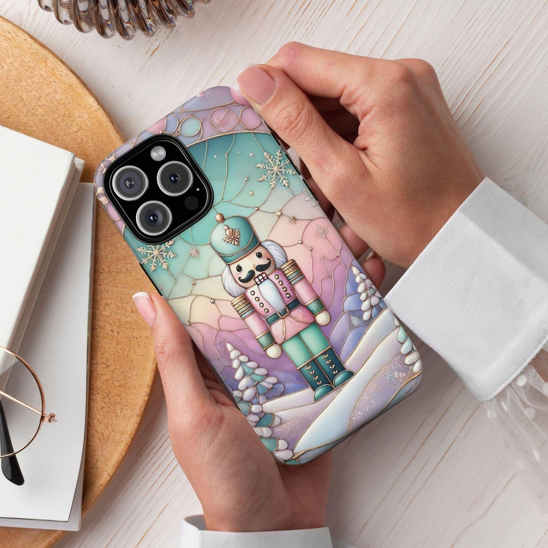 Pastel Pink Nutcracker Phone Case for iPhone 16 15 14 13 12 Pro Max ...