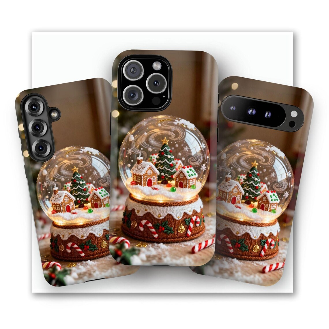 Christmas Snowglobe Phone Case for iPhone Samsung Galaxy Google Pixel ...
