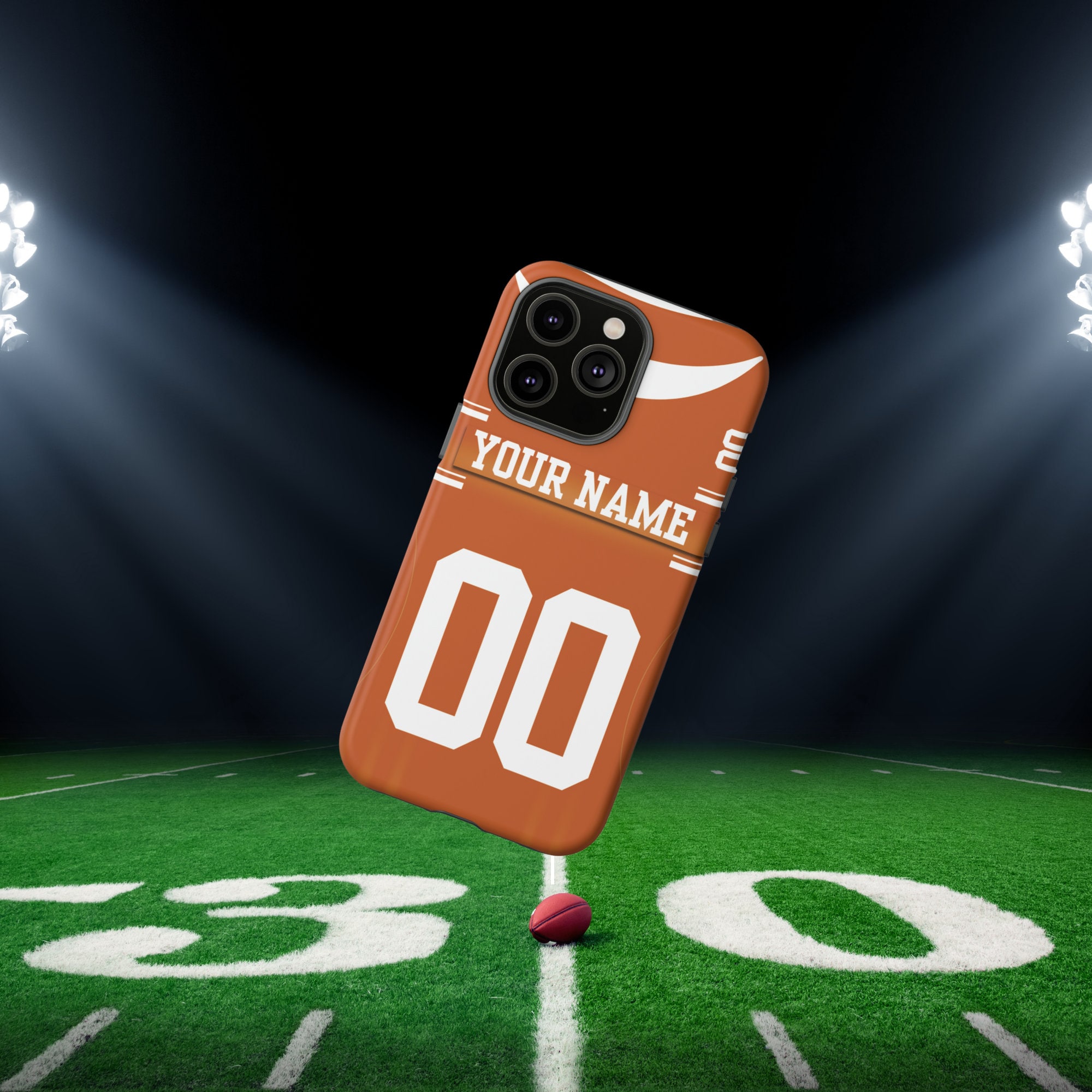 Personalized College Football Jersey Phone Case, iPhone 15 14 13 12 11 ...