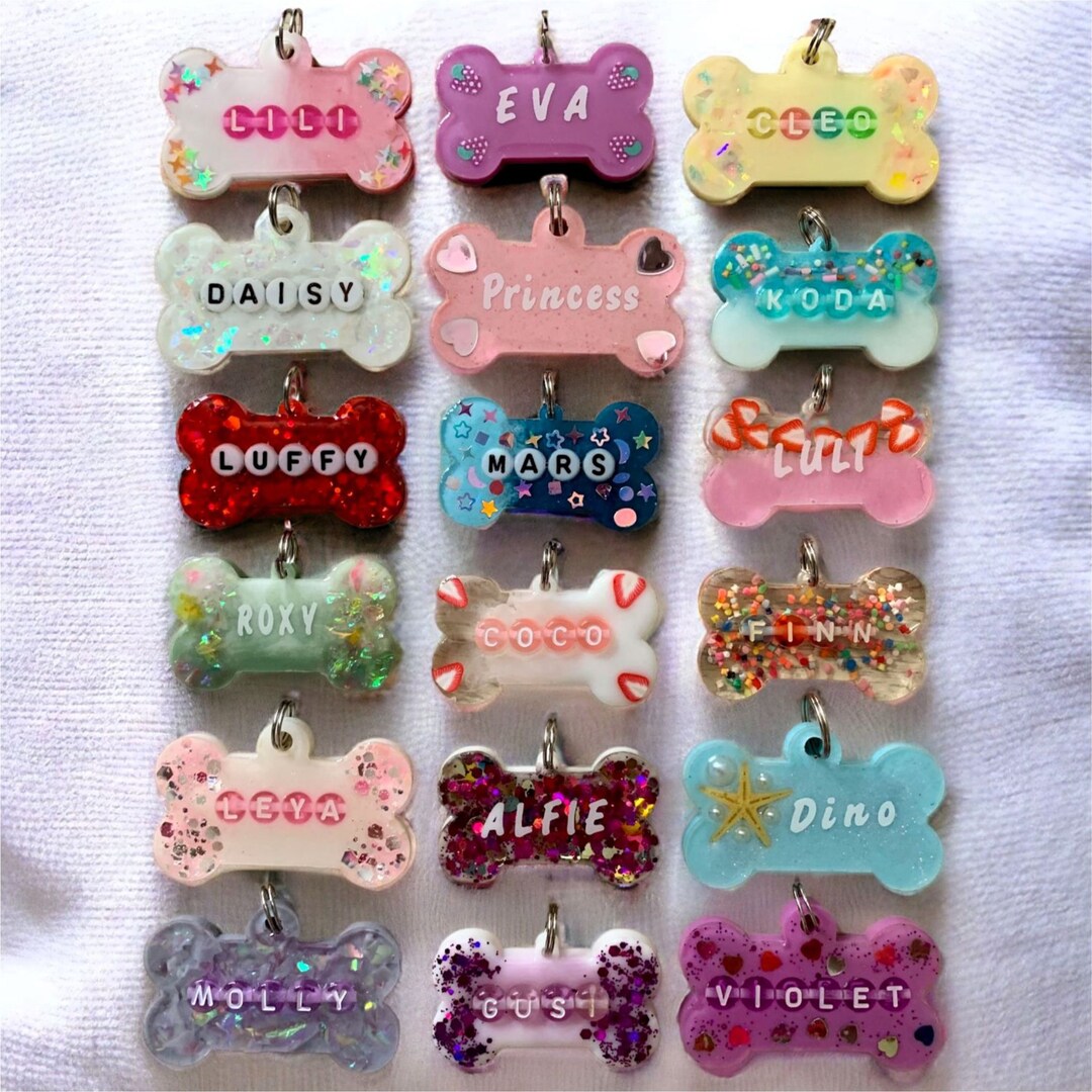 Create Your Own Personalized Resin Dog Tag, Dog Tag, Cat Tag, Pet Id ...