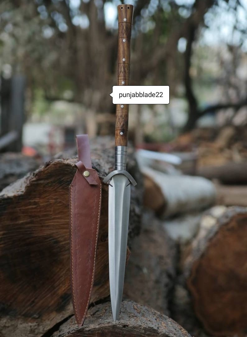 SHARP Medieval 300 Spartan SPEAR Hand Forged Spear Ottoman Style Viking ...