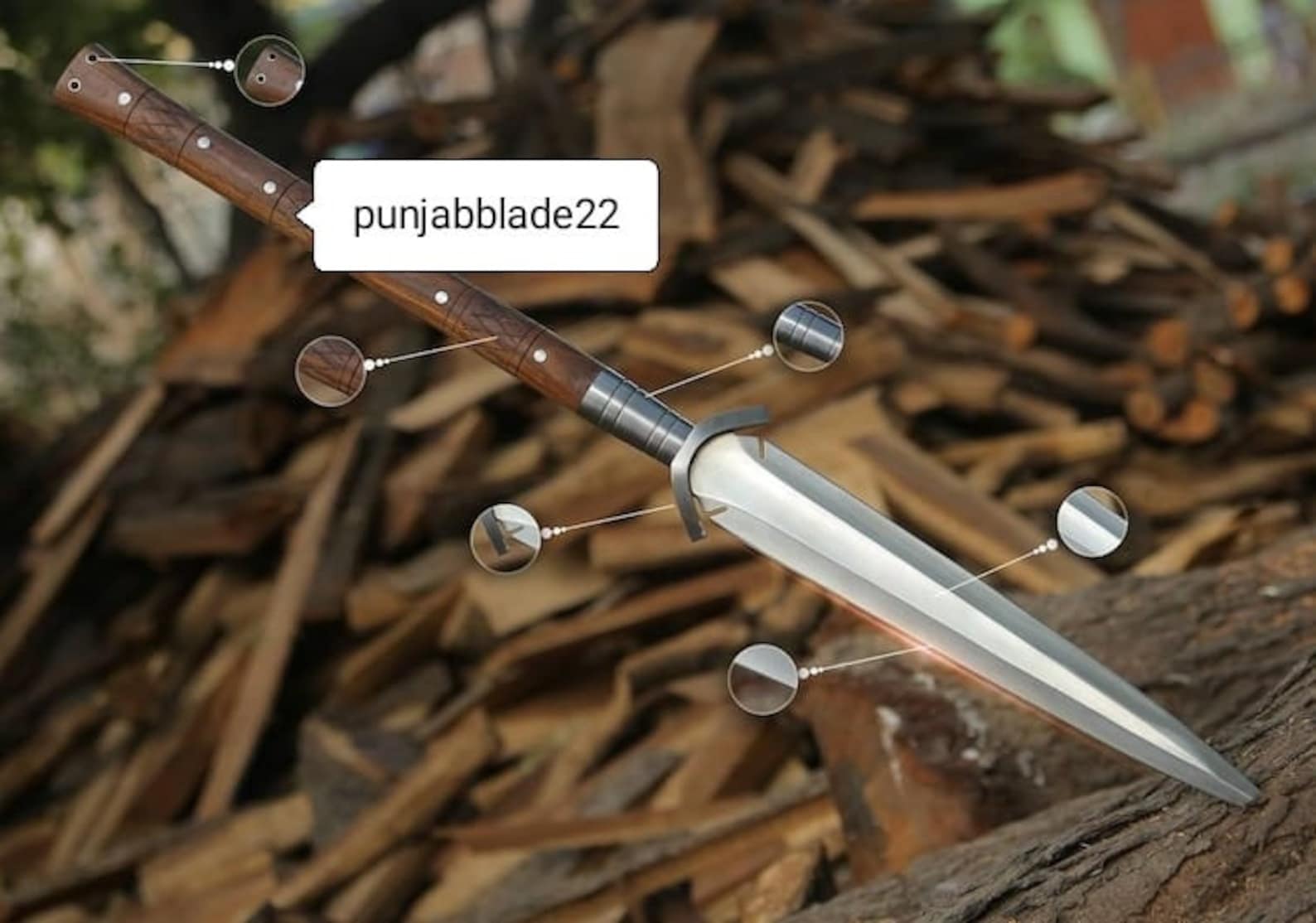 SHARP Medieval 300 Spartan SPEAR Hand Forged Spear Ottoman Style Viking ...