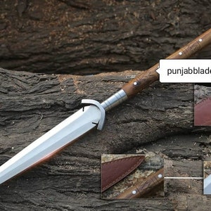 SHARP Medieval 300 Spartan SPEAR Hand Forged Spear Ottoman Style Viking ...