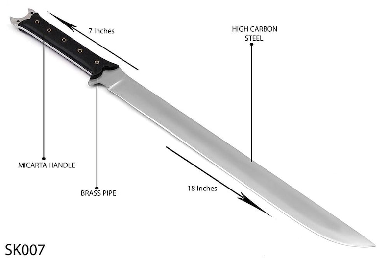 This Piece of Sword is Very Beautiful, It is Handmade in D-to-steel ...