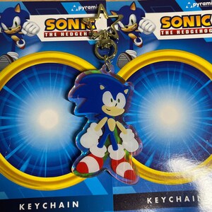 Sonic the Hedgehog Keychain - Etsy