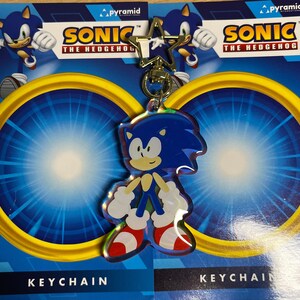Sonic the Hedgehog Keychain - Etsy