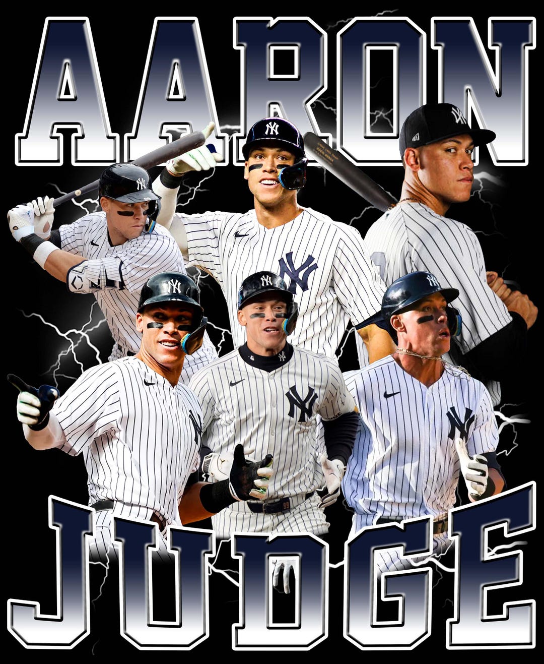 Aaron Judge T Shirt Design PNG Instant Download 300 Dpi - Etsy