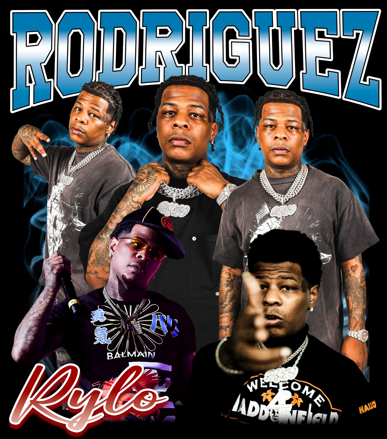 Rylo Rodriguez T Shirt Design PNG Instant Download 300 Dpi - Etsy