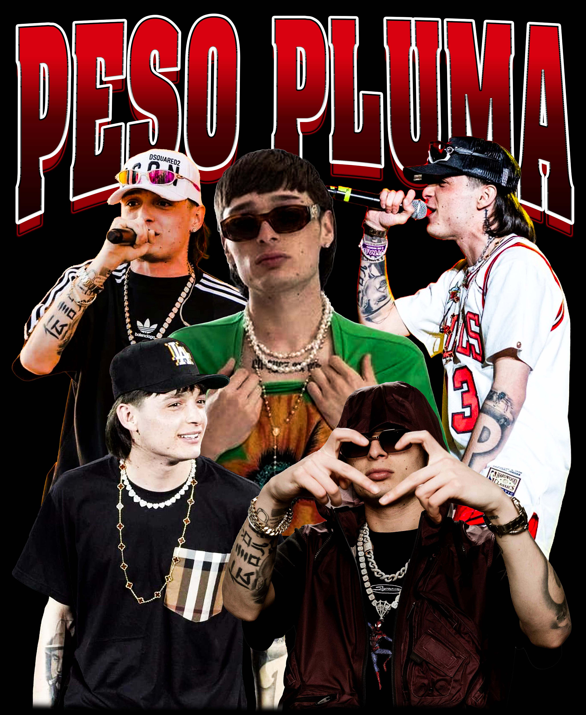 Peso Pluma T Shirt Design PNG Instant Download 300 Dpi - Etsy