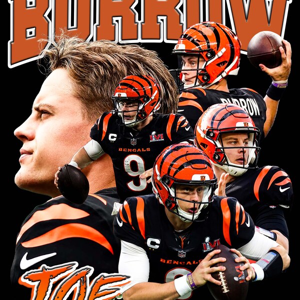 Joe Burrow Svg - Etsy