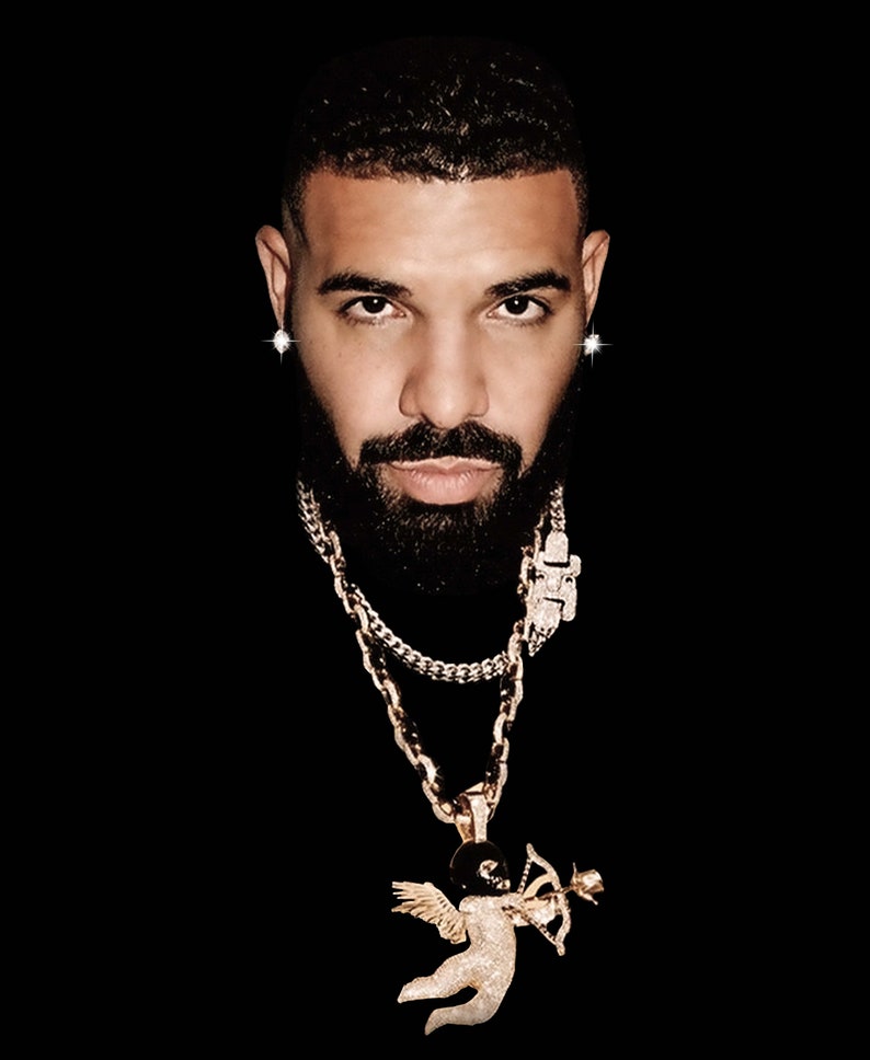 Drake PNG T-SHIRT rap Tee Jumbo Graphic Print Savage Mode rare Hip Hop ...