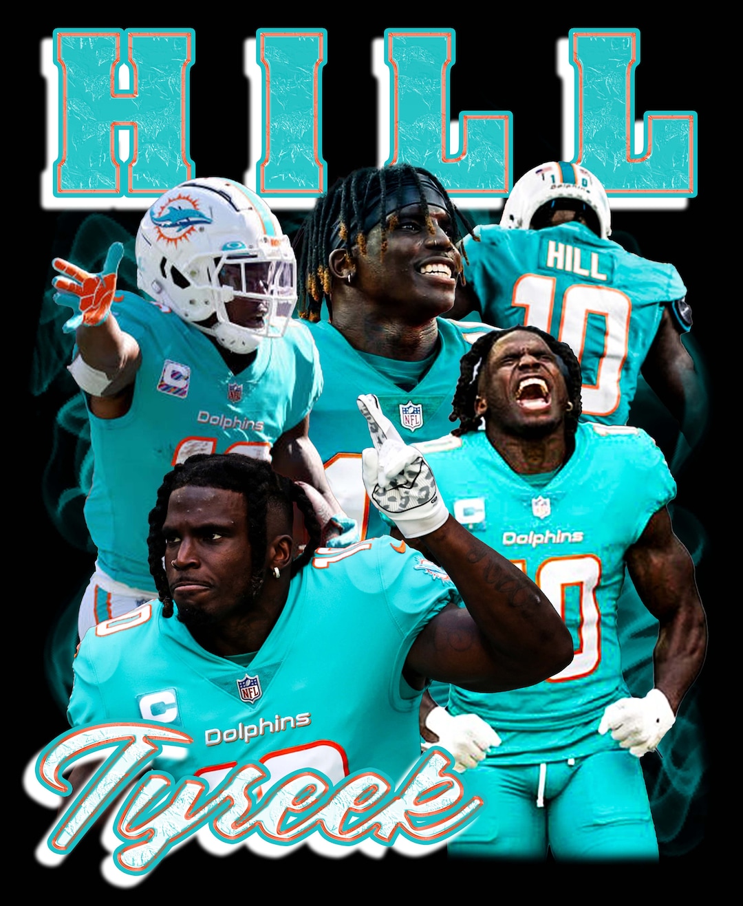 Tyreek Hill T Shirt Design PNG Instant Download 300 Dpi - Etsy