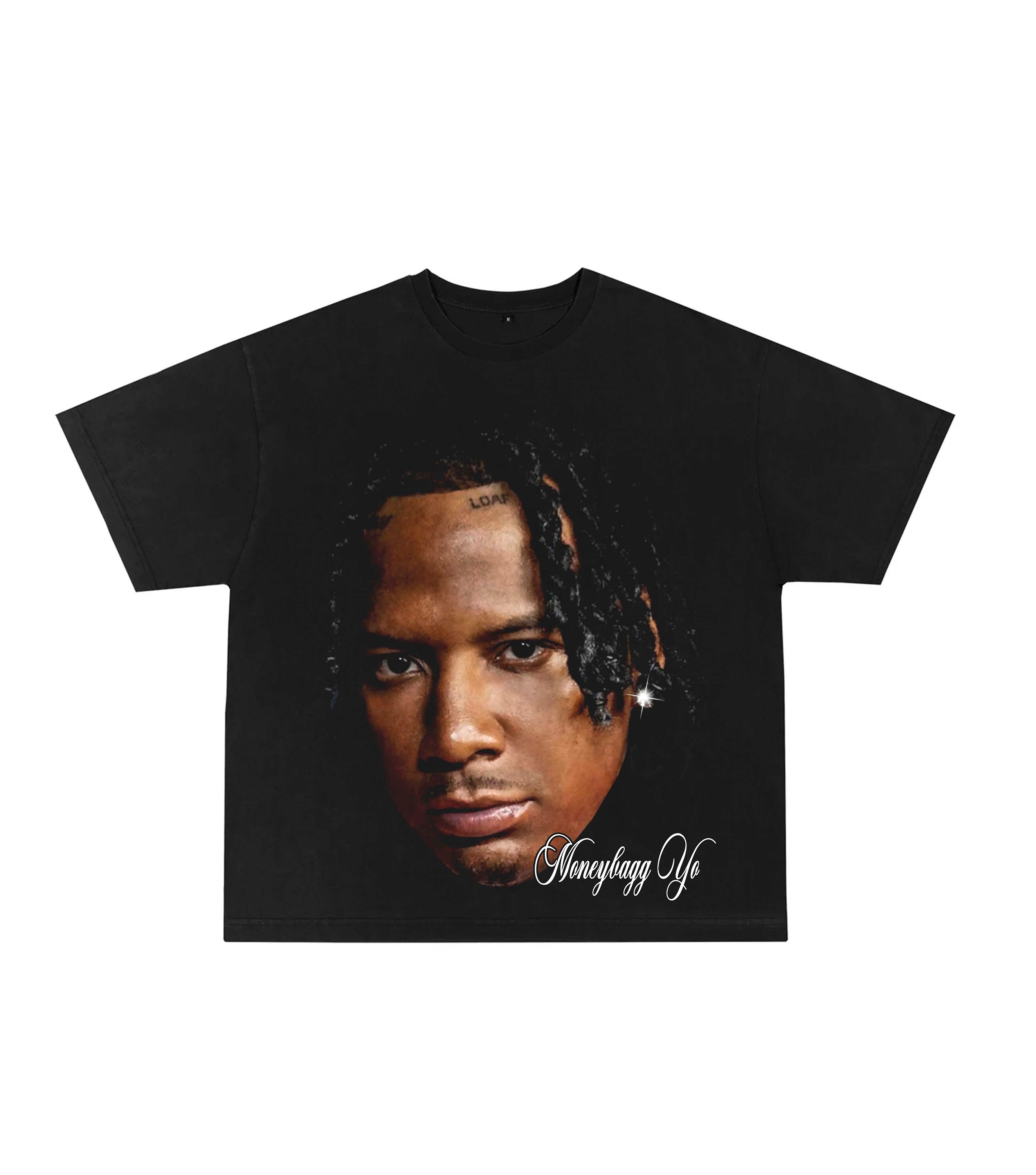 Moneybagg Yo PNG T-SHIRT rap Tee Jumbo Graphic Print Savage Mode rare ...