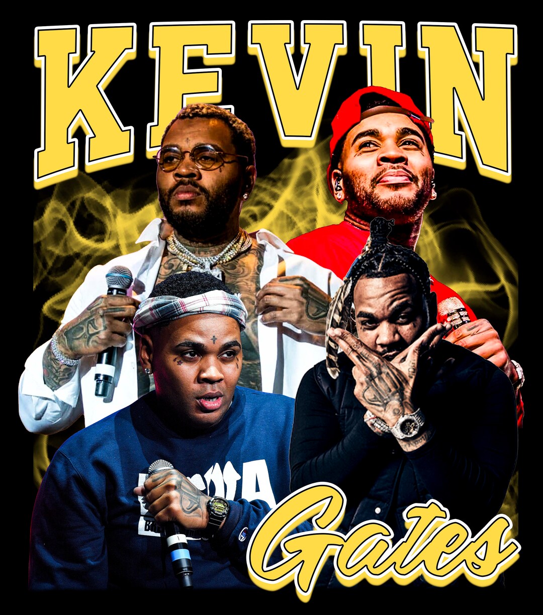 Kevin Gates T Shirt Design PNG Instant Download 300 Dpi - Etsy