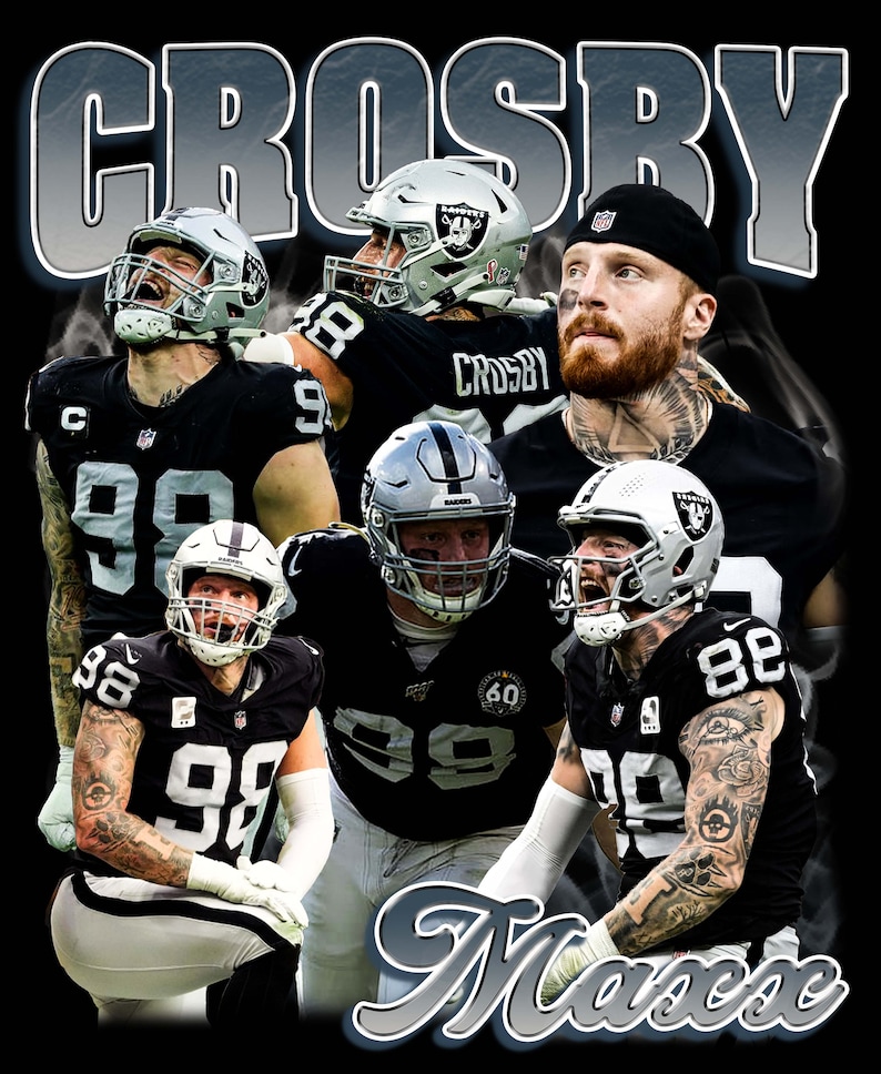 Maxx Crosby T Shirt Design PNG Instant Download 300 Dpi - Etsy