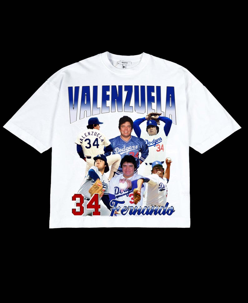Fernando Valenzuela T Shirt Design PNG Instant Download 300 Dpi - Etsy
