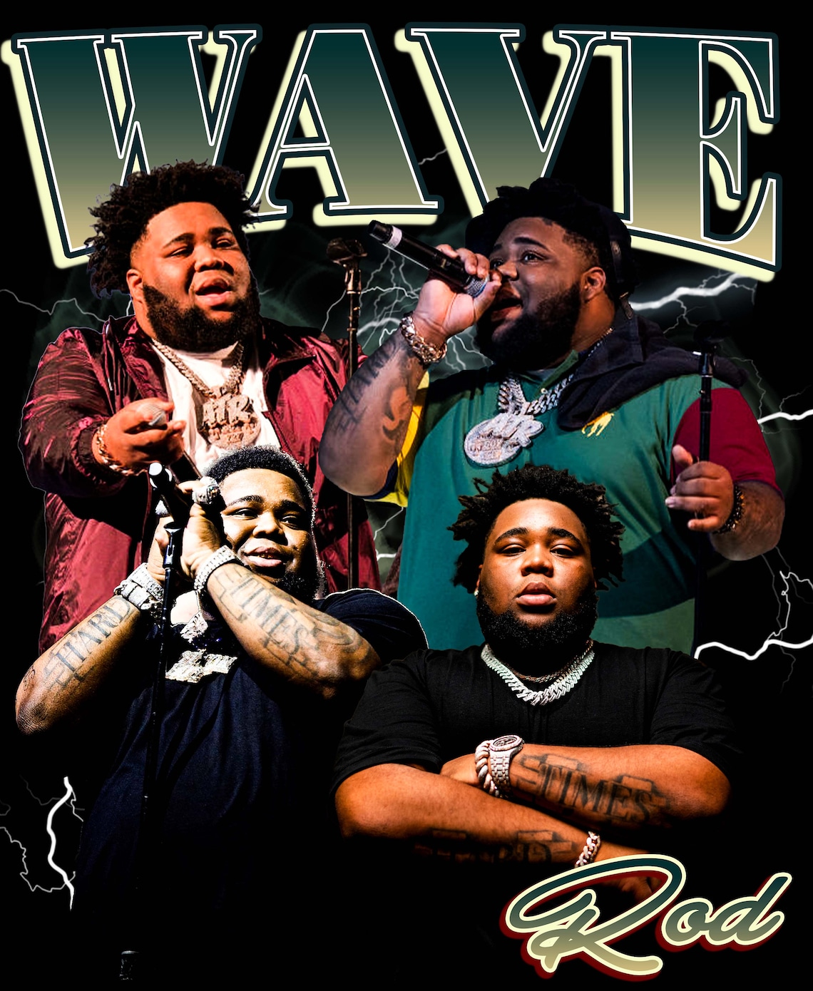 Rod Wave T Shirt Design PNG Instant Download 300 Dpi - Etsy