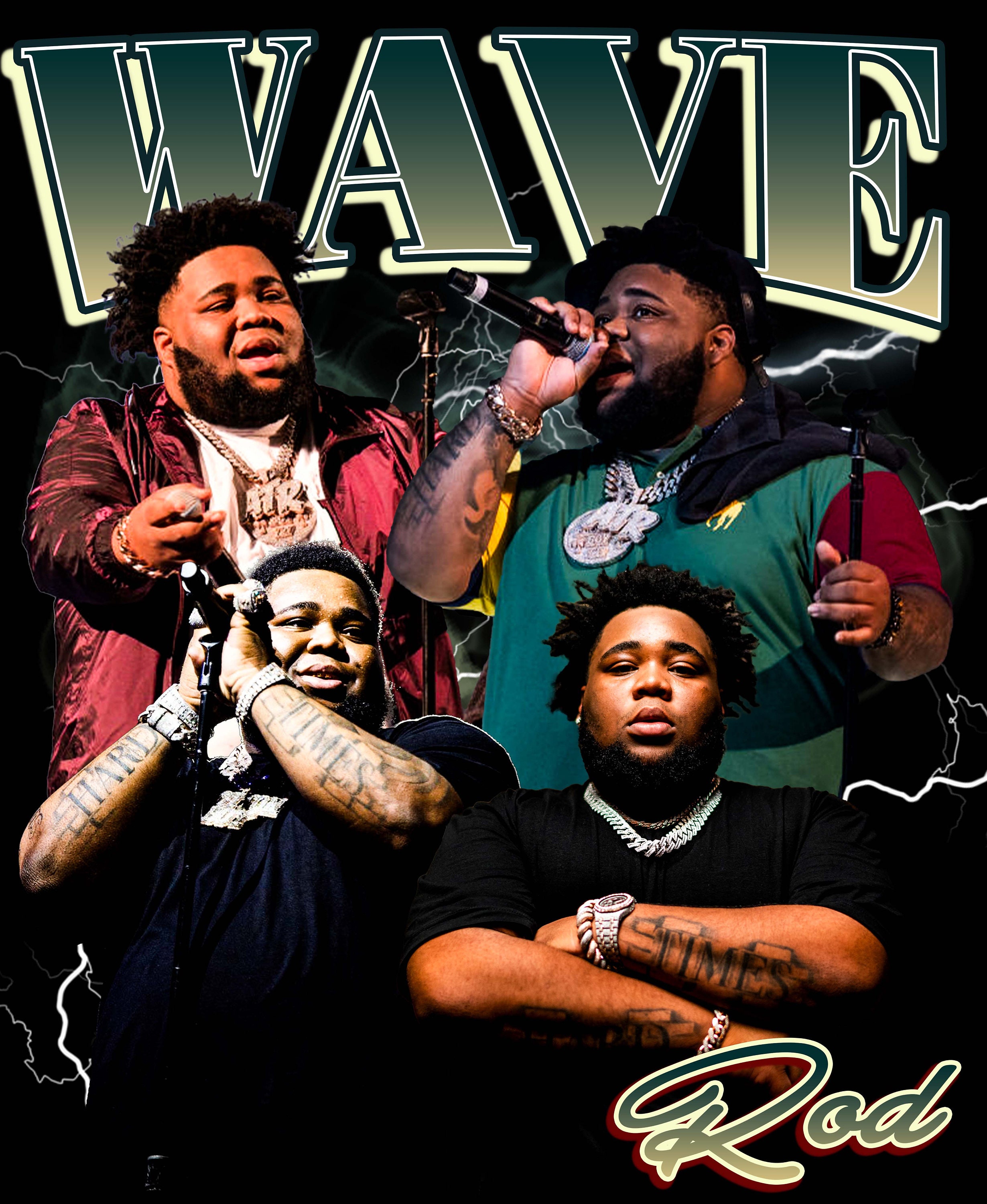 Rod Wave T Shirt Design PNG Instant Download 300 Dpi - Etsy