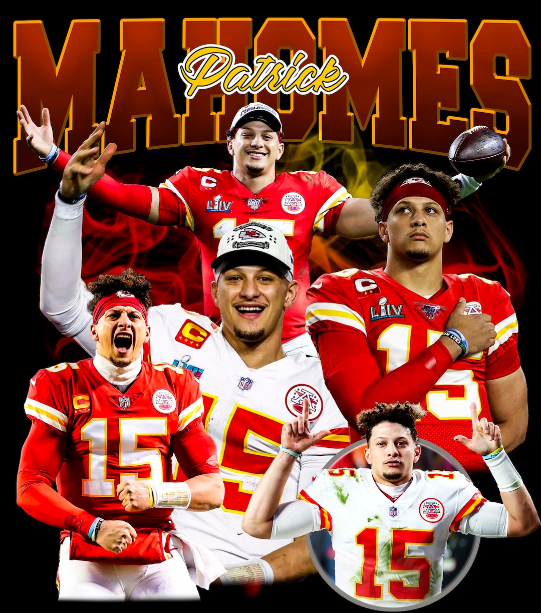 Patrick Mahomes T Shirt Design PNG Instant Download 300 Dpi - Etsy