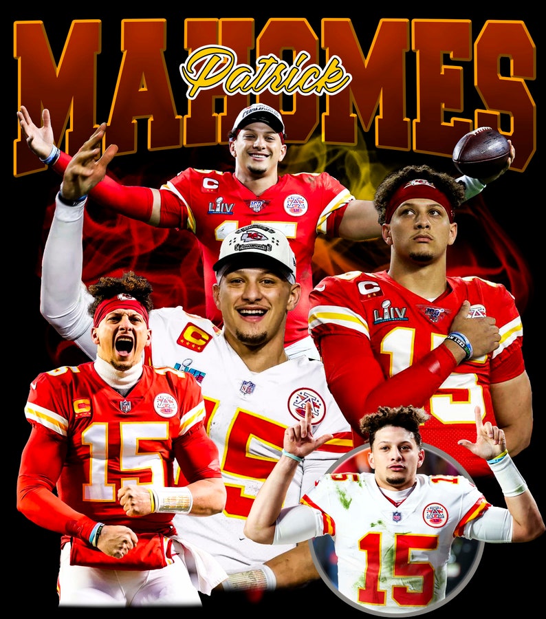 Patrick Mahomes T Shirt Design PNG Instant Download 300 Dpi - Etsy