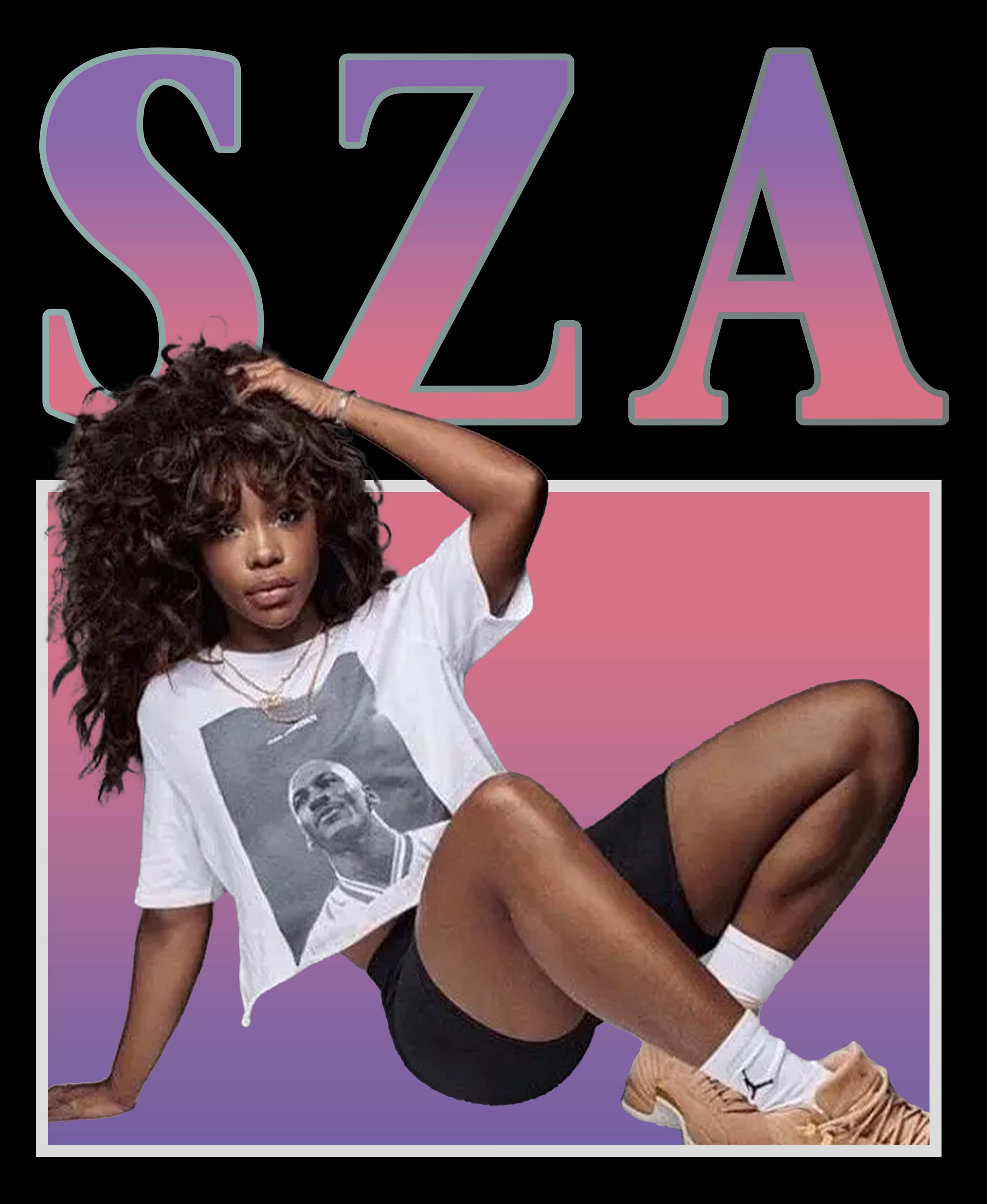 SZA T Shirt Design PNG Instant Download 300 Dpi - Etsy