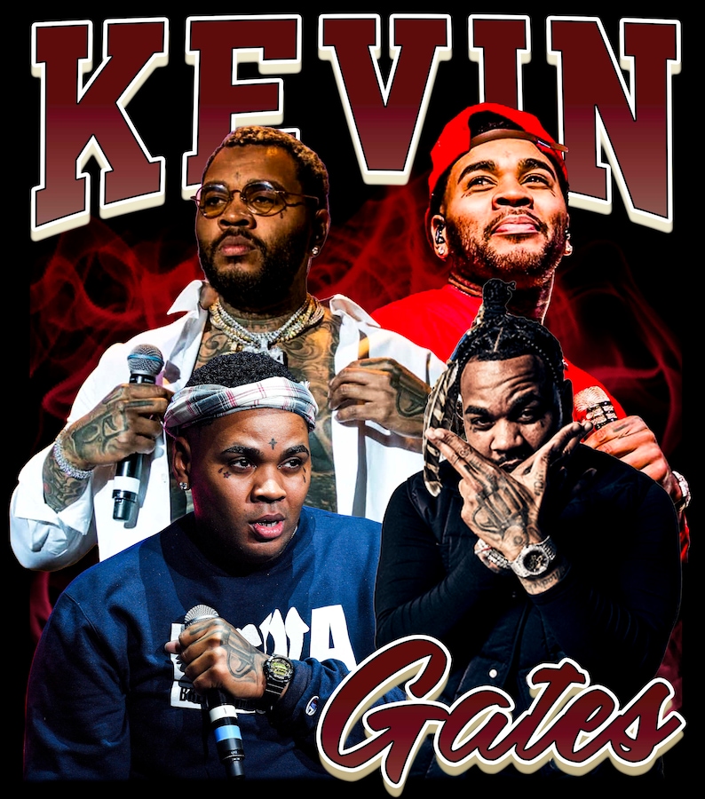 Kevin Gates T Shirt Design PNG Instant Download 300 Dpi - Etsy