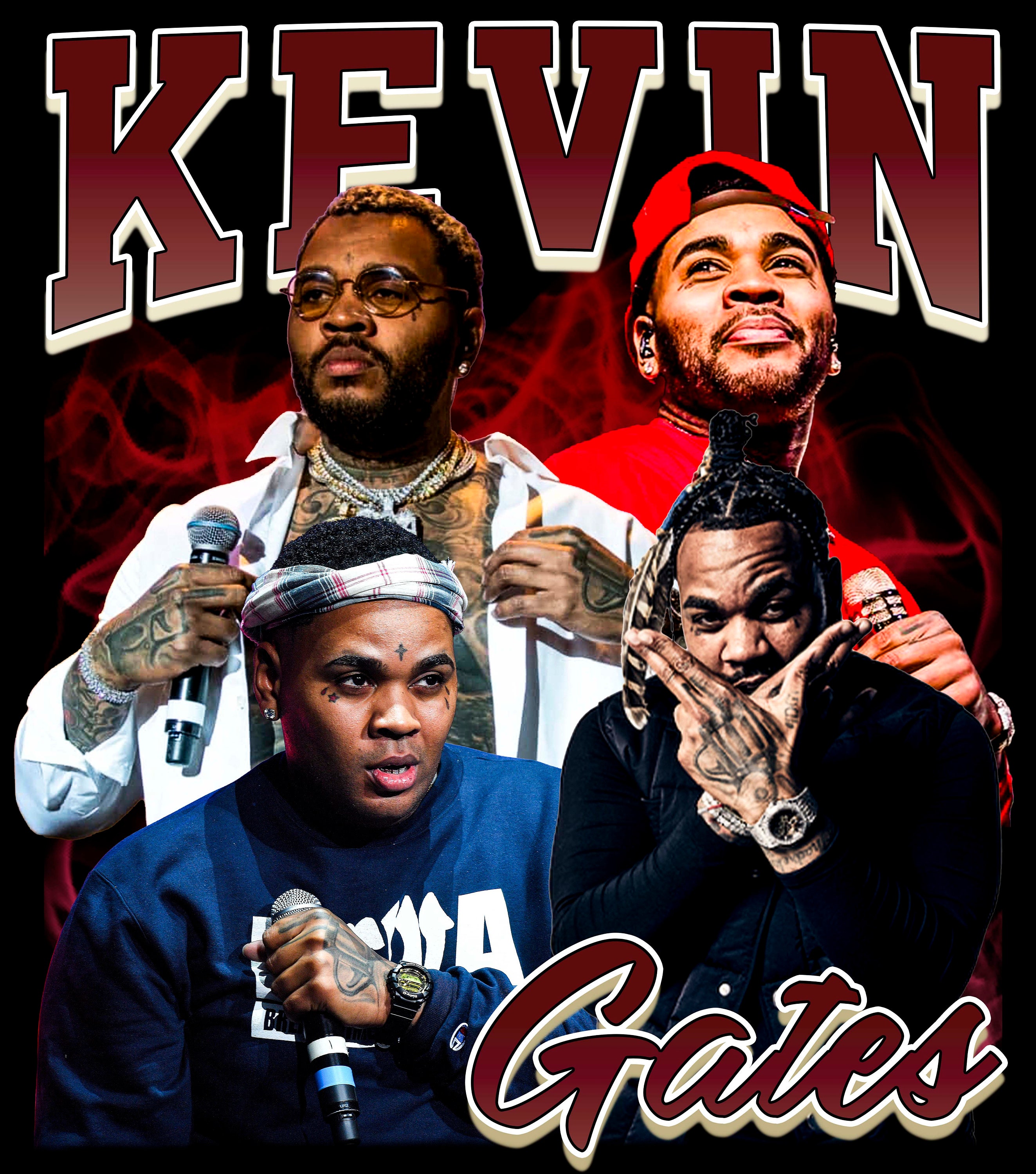 Kevin Gates T Shirt Design PNG Instant Download 300 Dpi - Etsy