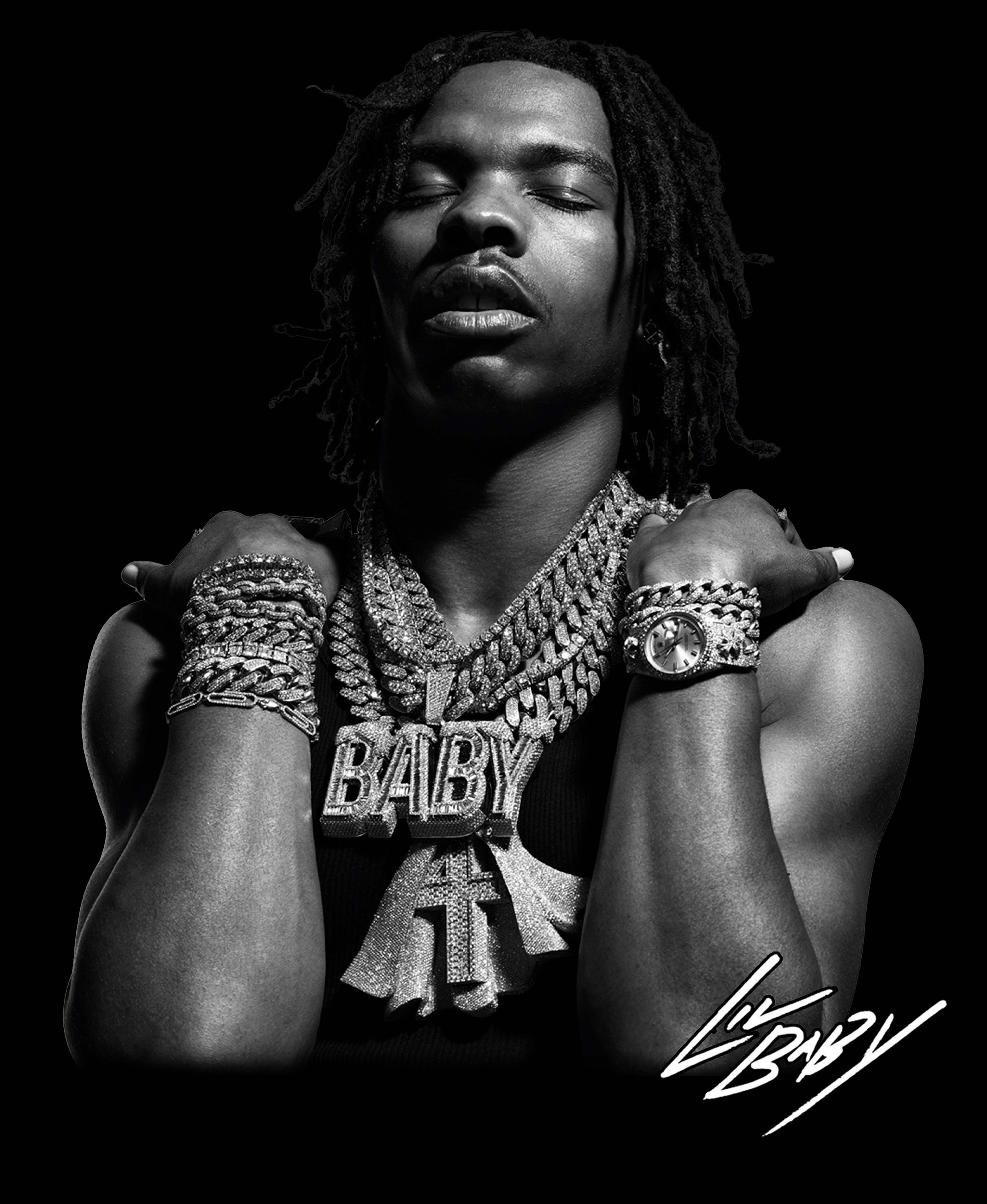 Lil Baby PNG T-SHIRT rap Tee Jumbo Graphic Print Savage Mode rare Hip ...